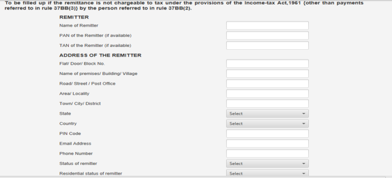 What is Form 15CA of the Income Tax Act, 1961? - Sorting Tax